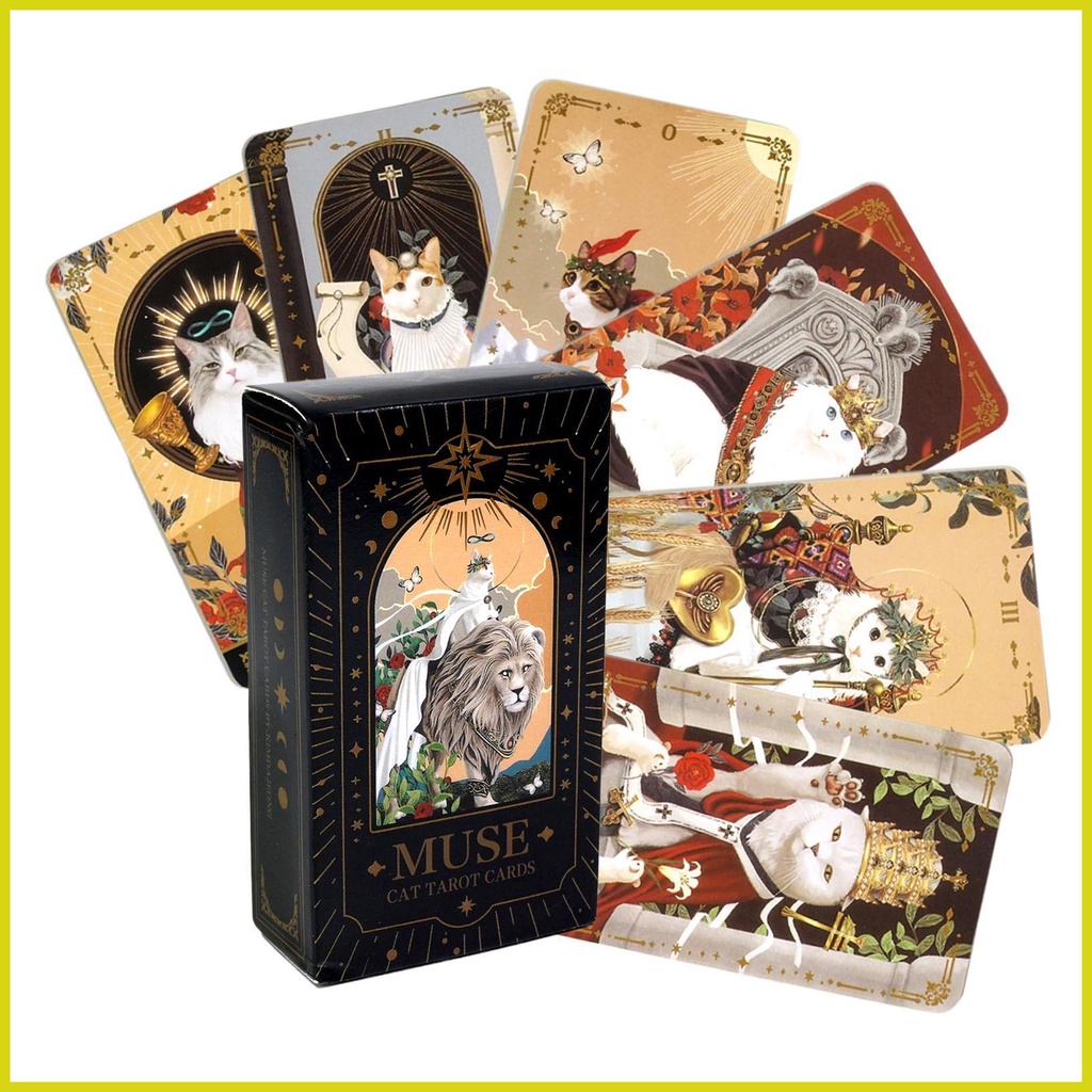 ไพ่ทาโรต์ รูปแมว 78 ใบ | Muse cat tarot | The harmony tarot deck | Cat ...