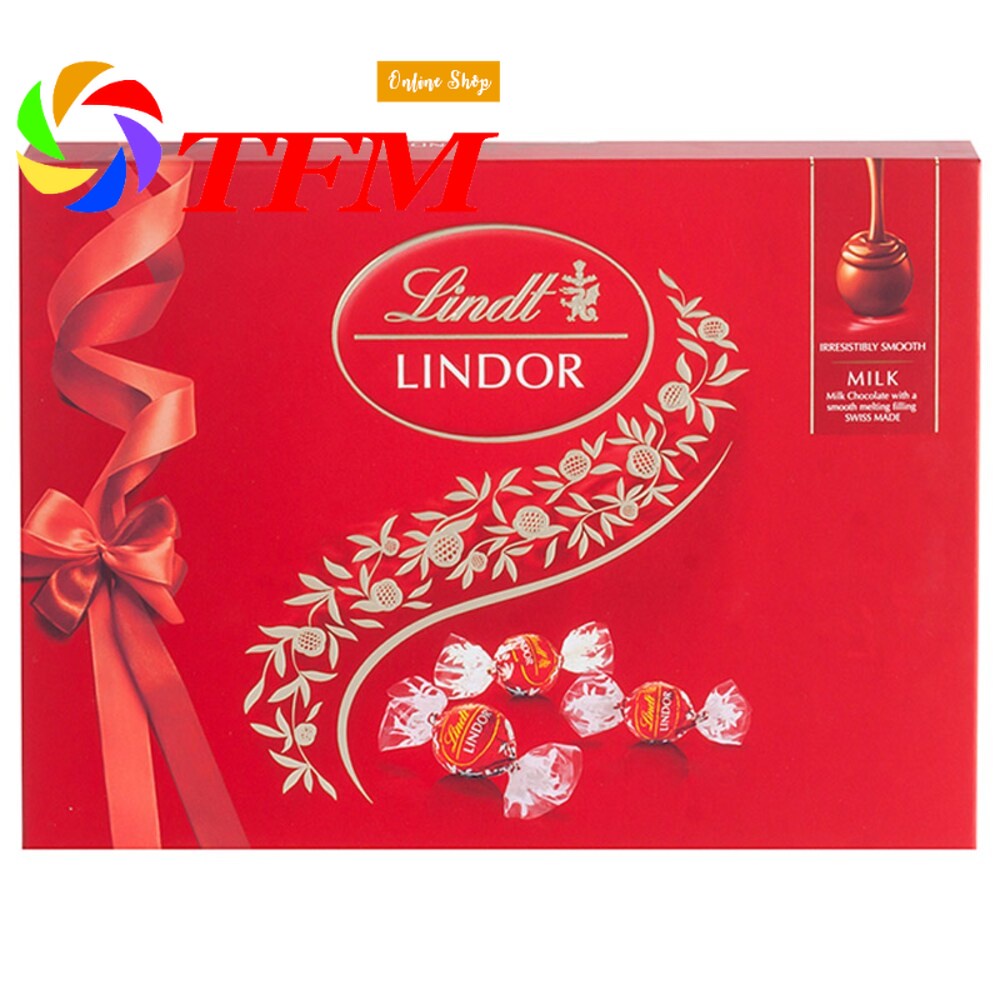 ของขวัญ ปีใหม่ ลินด์ ช็อกโกแลตนม บ็อกซ์เซ็ต Lindt Lindor Milk Chocolate ...