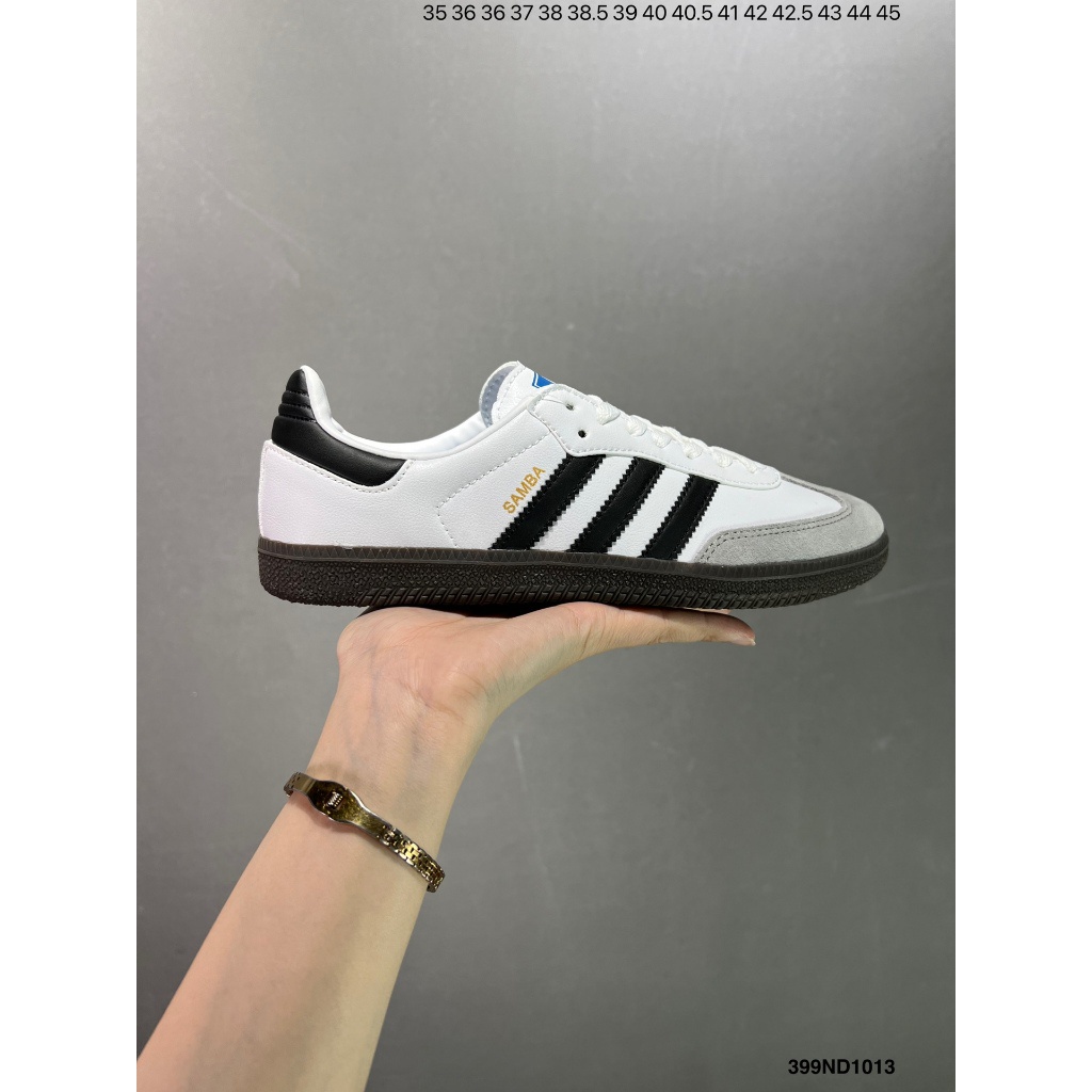 Authentic Adidas Originals Samba OG Men's แนวโน้มแฟชั่นต่ำลื่นสวม ...