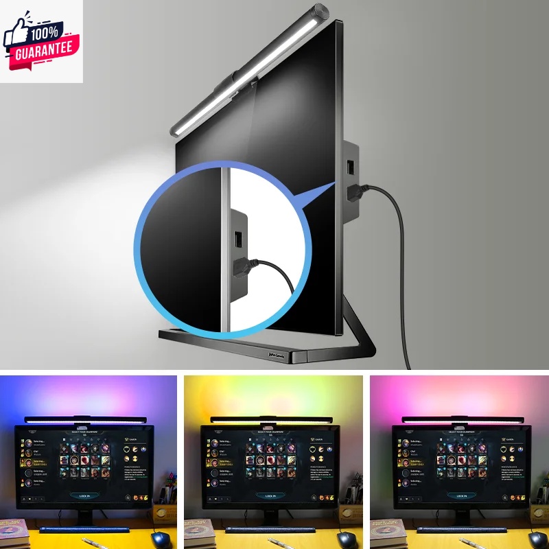 โคมไฟมอนิเตอร์ Touch Dimming Monitor Hanging Lamp USB โคมไฟแขวนจอคอม ...