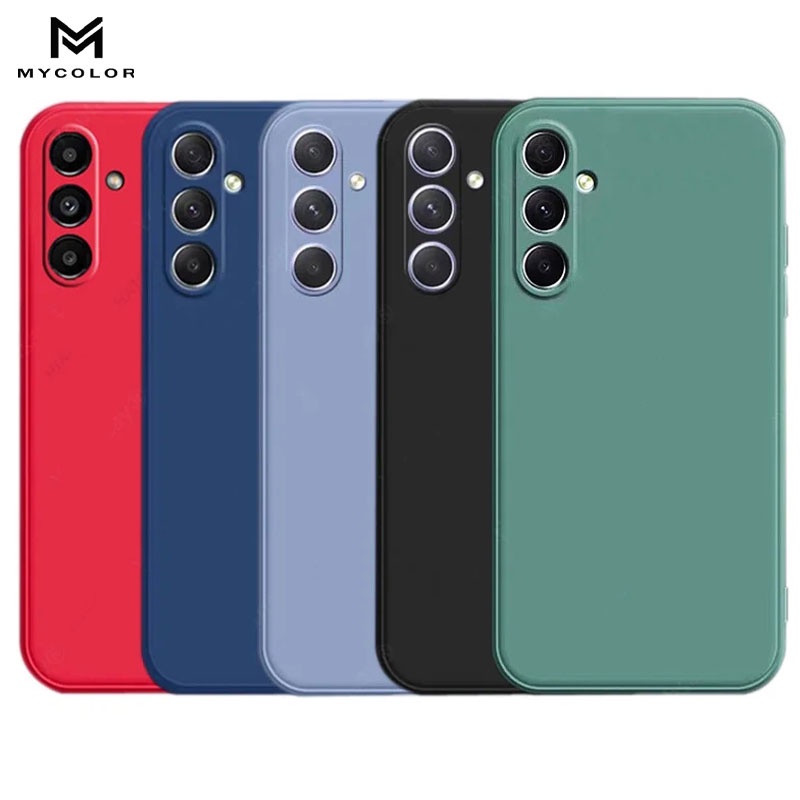 เคสโทรศัพท์มือถือ ซิลิโคน สีแคนดี้ สําหรับ Samsung ss Galaxy A56 A36 A26 A16 A06 A55 A54 A35 A34 ...