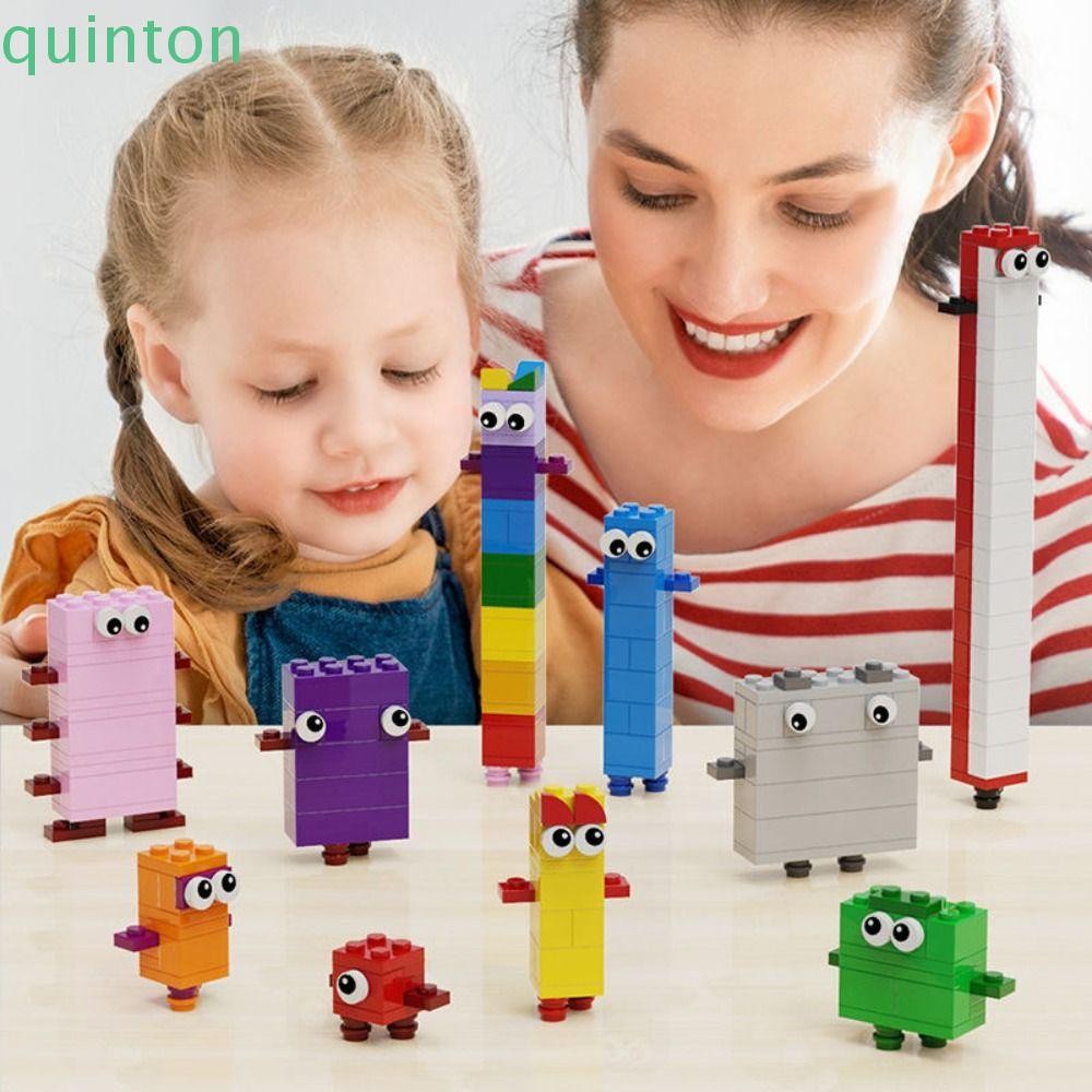 Quiton Number Building Blocks Set, 1-10 Digital Transforms Math Digital ...