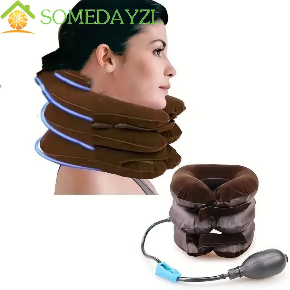 Somedayzl Inflatable Air Neck Stretcher, 3 ชั้น Breathable Neck ...
