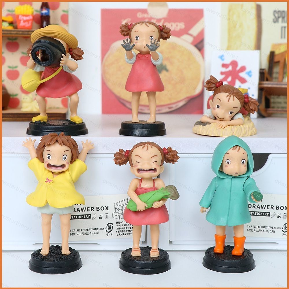 Jason 6pcs Ponyo บน Cliff Action Figure Sousuke Ponyo น่ารัก scenario ...