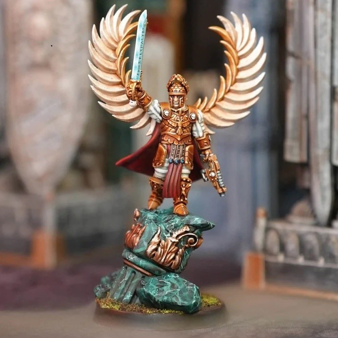 โมเดลเรซินสีขาวพิมพ์ Warhammer 40 Solar Lord Macarius ZQES | Shopee ...