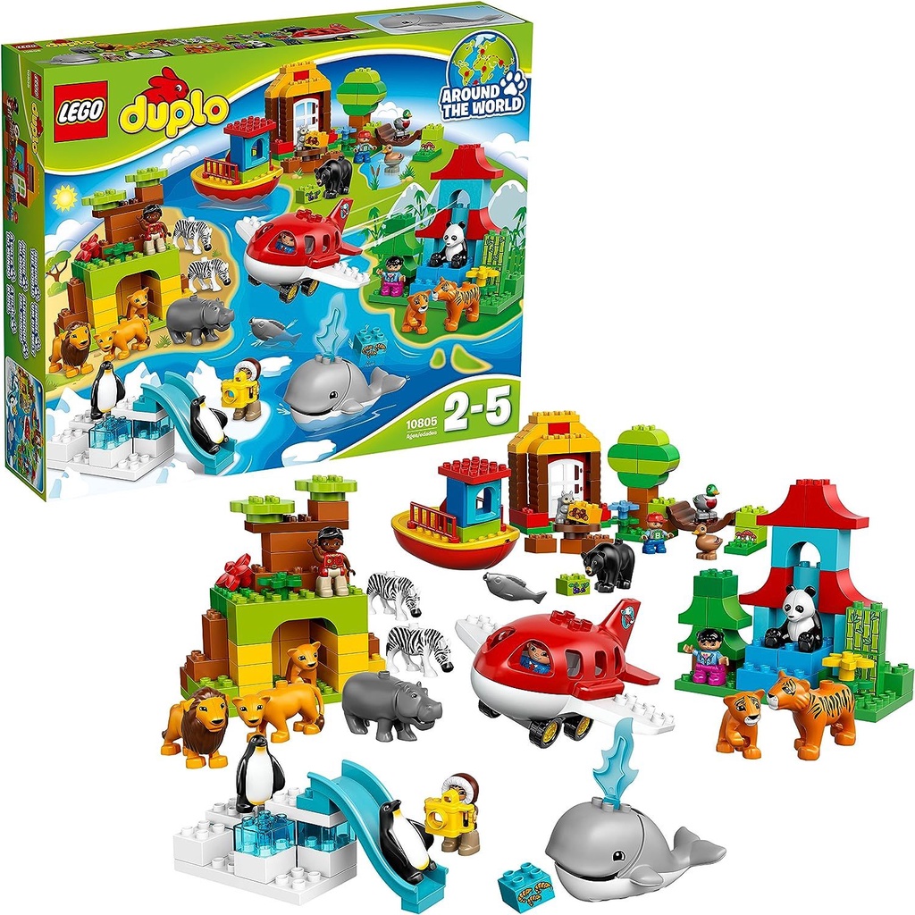 LEGO (Duplo of The World Animal Round-The-World Set 10805 | Shopee Thailand