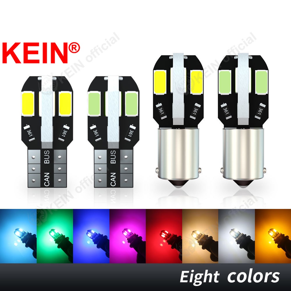 Kein 2PCS T10 หลอดไฟ Led BA9S T4W 194 168 501 ภายในรถ Dome Park ด้านหลังหาง Trunk แผนที่แผงประตู ...