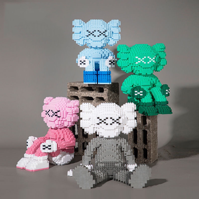 บล็อกตัวต่อ KAWS KAWS เหมาะกับของขวัญวันเกิด ของเล่นสําหรับเด็ก ...