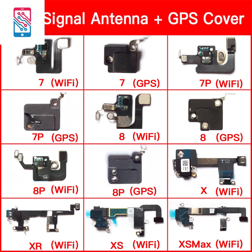 เสาอากาศสัญญาณ WiFI และ GPS แบบเปลี่ยน สําหรับ IPhone 7 8 Plus X XR XS ...