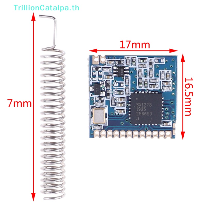 Trillioncatalpa โมดูลจิตกรรมไร้สาย Lora Sx1278 Long Range Rf Sx1276 สําหรับ Arduino Th 1 ชุด