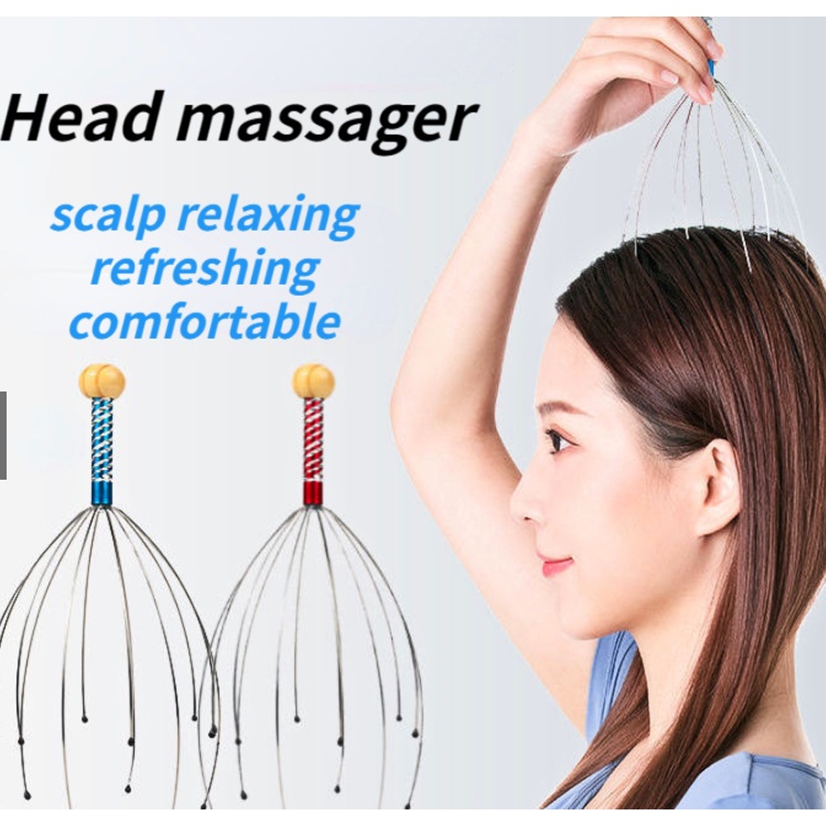 Octopus Head Massager หัวนวด Scratching Soul Extractor กลับ Scratching ...