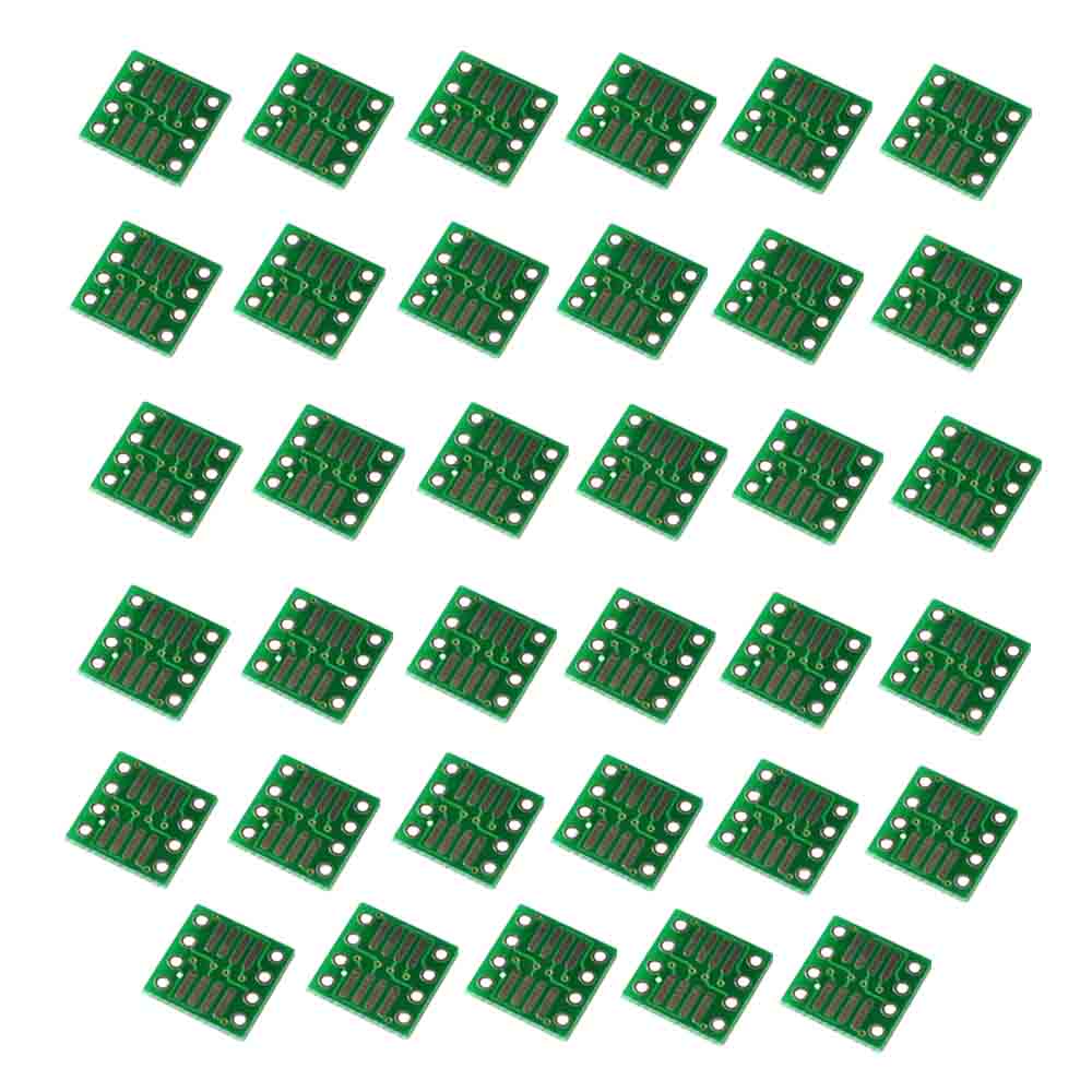 ชุดบอร์ด PCB SMD เป็นอะแดปเตอร์แปลง DIP SOP MSOP SSOP TSSOP SOT23 8 10 ...