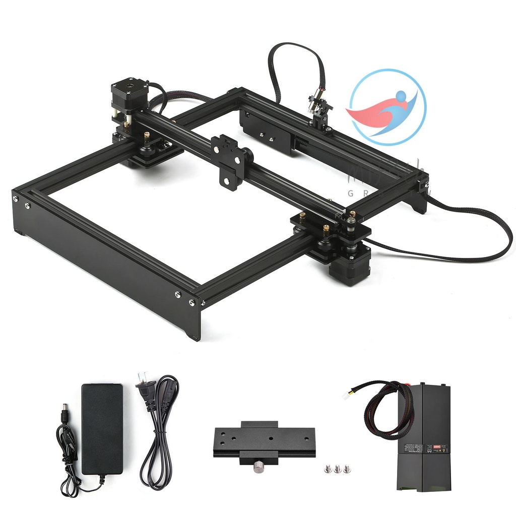 450nm 80W Laser Engraving Machine Fixed Focal Length Offline Control ...