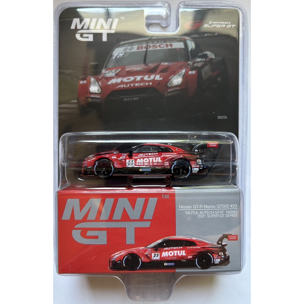 MINI GT No.595 Nissan GT-R Nismo GT500 #23 NISMO 2021 Super GT Series ...