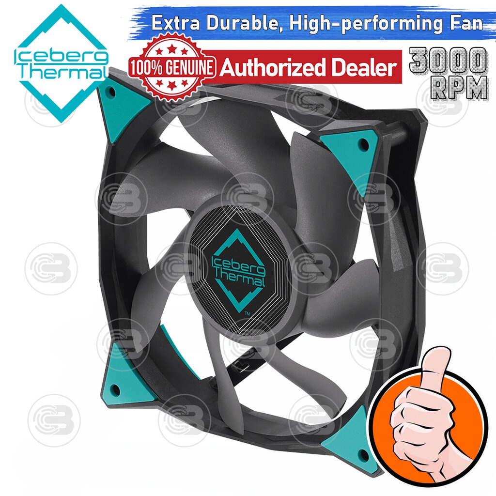 [CoolBlasterThai] Iceberg Thermal IceGALE Xtra 120 Black Fan Case (size ...