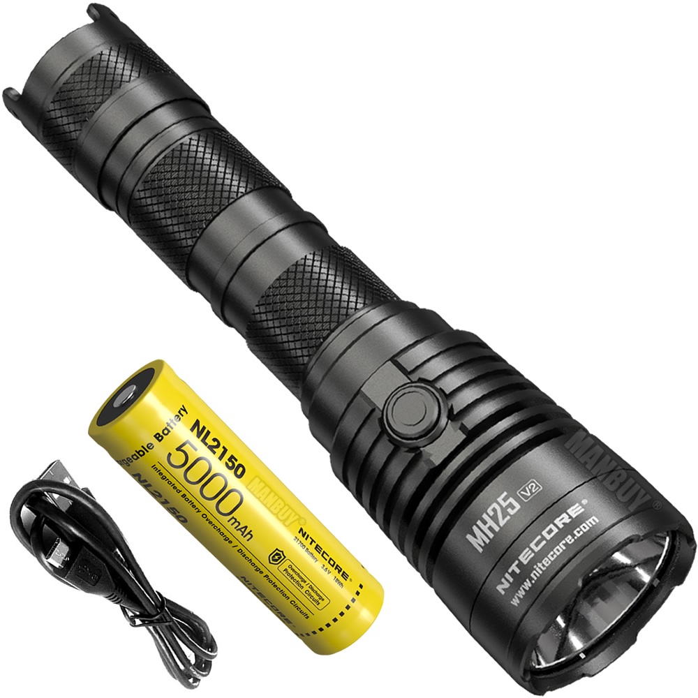 Nitecore MH25 v2 1300 Lumens ไฟฉายชาร์จ USB-C | Shopee Thailand