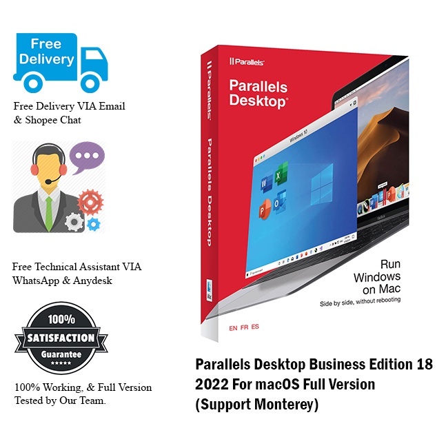 พร้อมส่ง Parallels Desktop Business Edition 18 2022 For macOS Full Version (Support Monterey ...