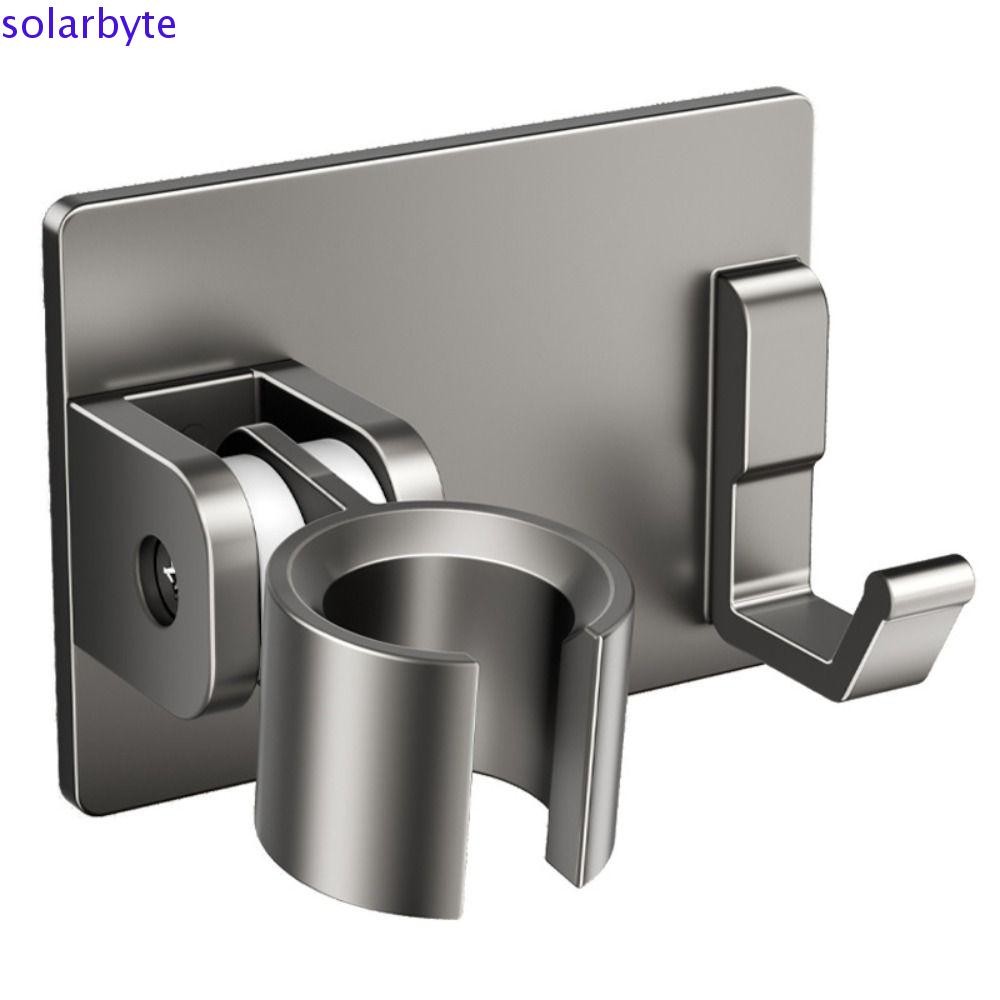 Solarbyte ที่วางหัวฝักบัว, ขายึดหัวฝักบัวแบบไม่ต้องเจาะติดผนัง, ขายึดอาบน้ําอลูมิเนียมกัน ...