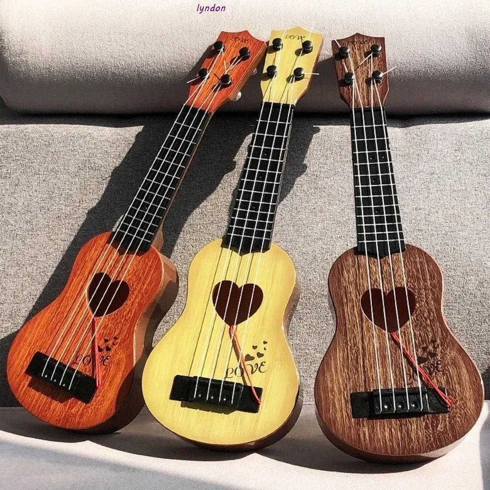 Lyndon Ukulele เครื่องดนตรีของเล่น,คลาสสิกปรับ String Knob จําลอง Ukulele ของเล่น, Rhythm ...