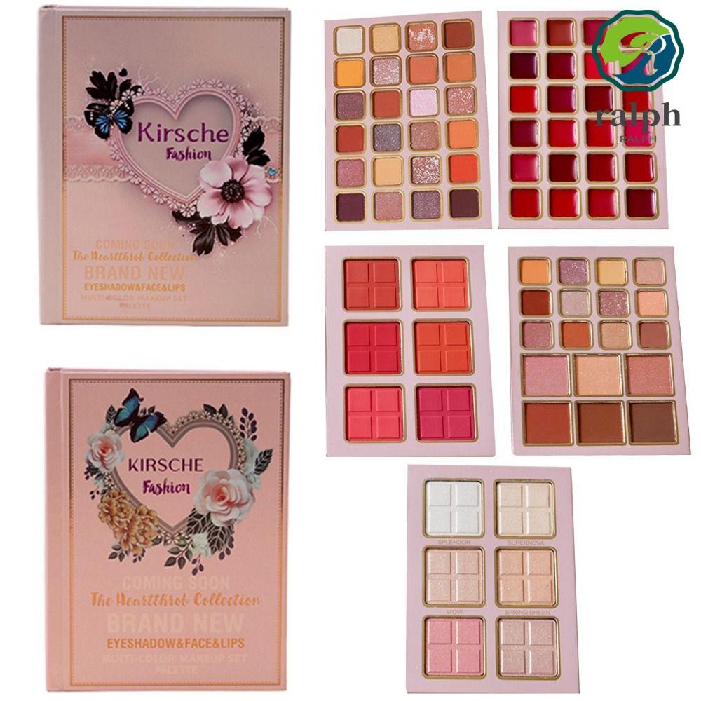 Ralph Beauty Book ชุดแต่งหน้า,แบบพกพา 5 ชั้นพับอายแชโดว์ Palette,สูงสี ...