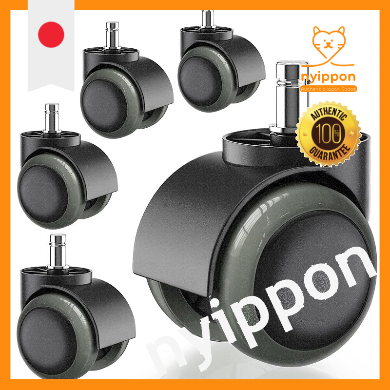 Universal Replacement Casters for Office Chairs - Compatible with IKEA ...