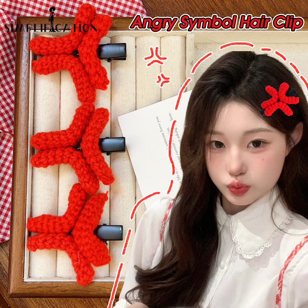 ตลก Angry Expression Creative Duckbill Hairpins - Girls Anger อะนิเมะ ...