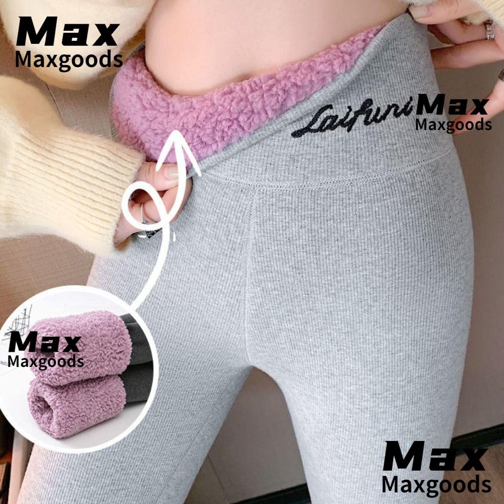 Maxg กางเกง,ไม่มี Pilling หนาผู้หญิงกางเกงขายาว, Cusual ไม่มี Linting Slim Fit ฤดูใบไม้ร่วงฤดู ...