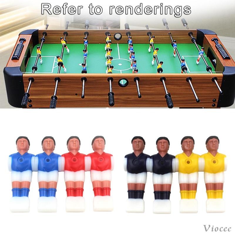 [Viocee] 4 ชิ้น Foosball Men Table Top Miniature Men เครื่องเล่นฟุตบอล ...