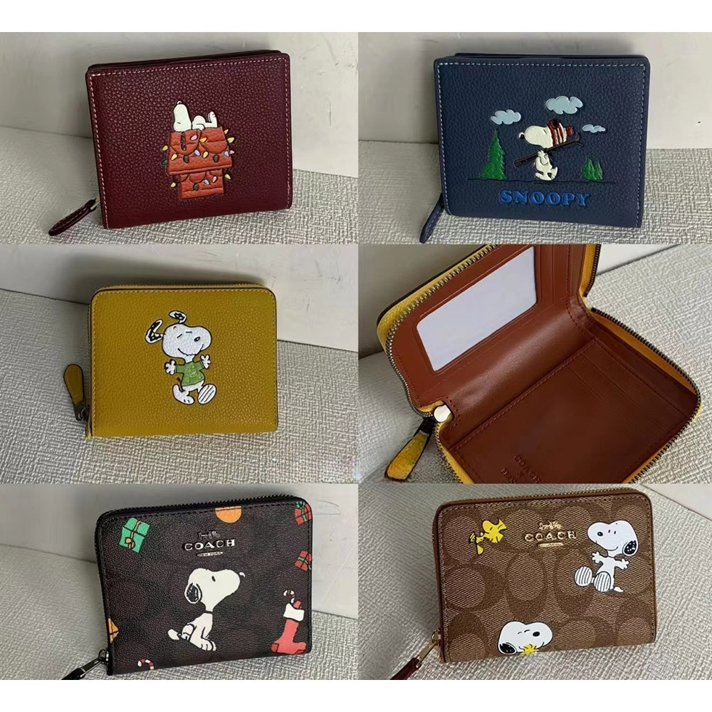 【ใหม่】กระเป๋าสตางค์ ใส่บัตรได้ สําหรับผู้หญิง ผู้ชาย CE708 CE704 CE869 ...