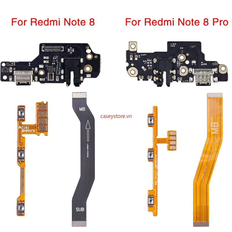 Cav- แท่นชาร์จ USB สําหรับเมนบอร์ด Xiaomi Redmi Note 8 Pro 1 ชิ้น ...