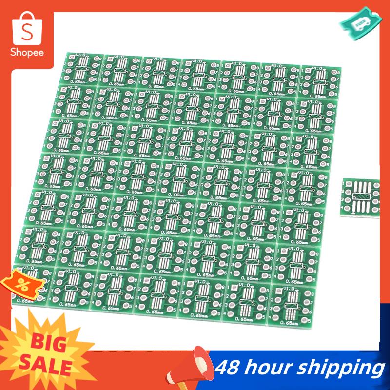 พร้อมส่ง อะแดปเตอร์บอร์ด PCB SOP8 SSOP8 TSSOP8 SMD เป็น DIP8 0.65 1.27 ...