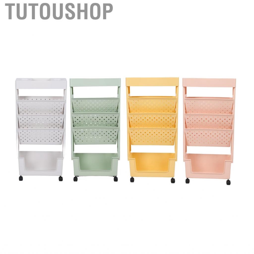Tutoushop Removable Book Storage Rack 5 Tier Large Multifunctional ...