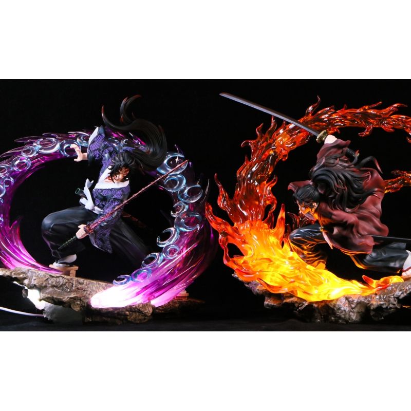 โมเดลฟิกเกอร์ Demon Slayer GK Battle Black Death Mu VS Ji Kuo Yuanyi ...