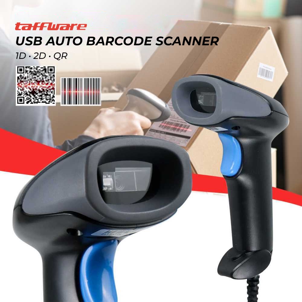 เครื่องสแกนบาร์โค้ด USB 1D 2D QR Code Scanner | Shopee Thailand