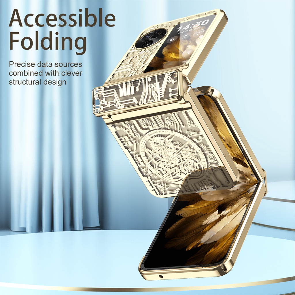 เคสโทรศัพท์มือถือ กันกระแทก ฝาพับ 360 องศา สําหรับ OPPO Find N3 N3Flip | Shopee Thailand