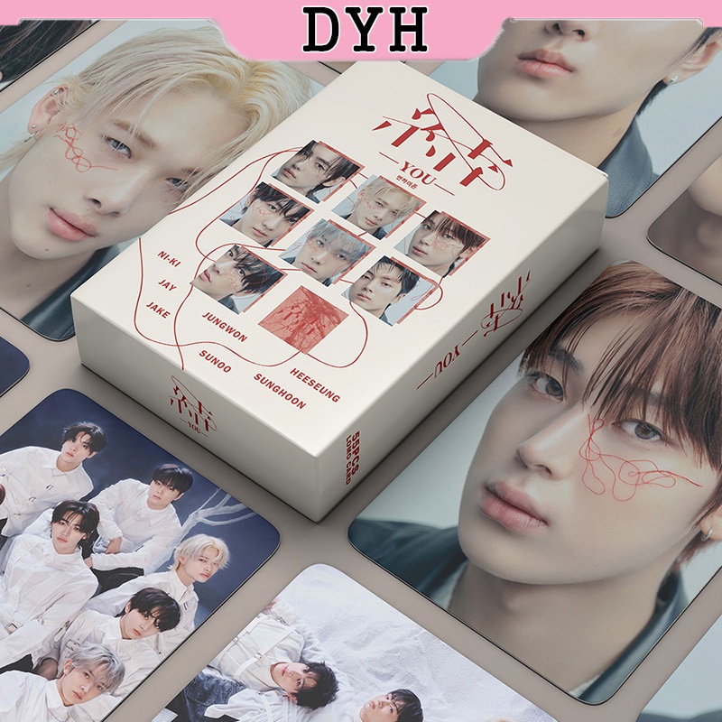Dyh 55 ชิ้น/กล่อง ENHYPEN Photocards -YOU อัลบั้ม KPOP LOMO การ์ดคอลเลก ...