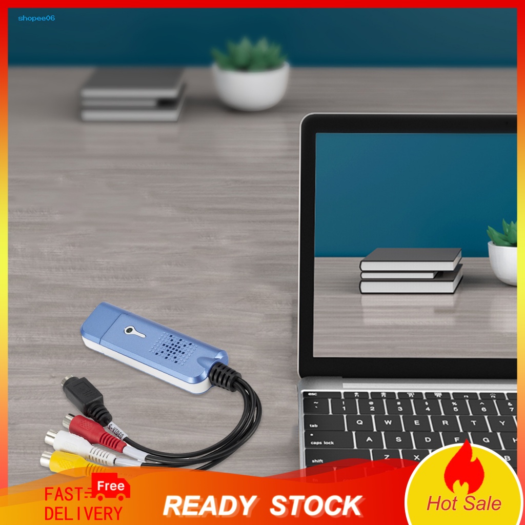 Setn อะแดปเตอร์การ์ดจับภาพ USB 20 Plug Play DVD DVR TV Capture Card Converter Video Grabber ...