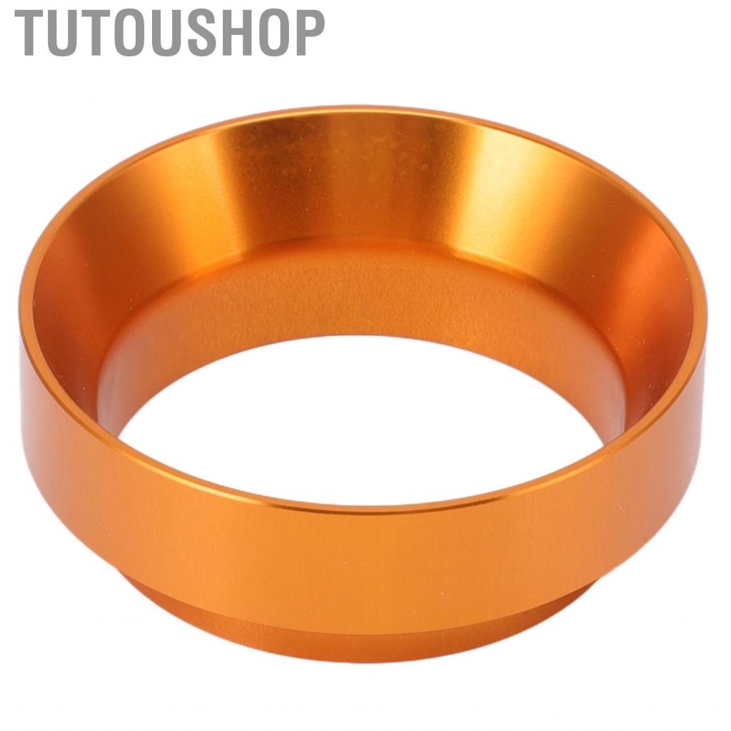 Tutoushop Coffee Dosing Funnel Stainless Steel Wide Opening Smoothing ...