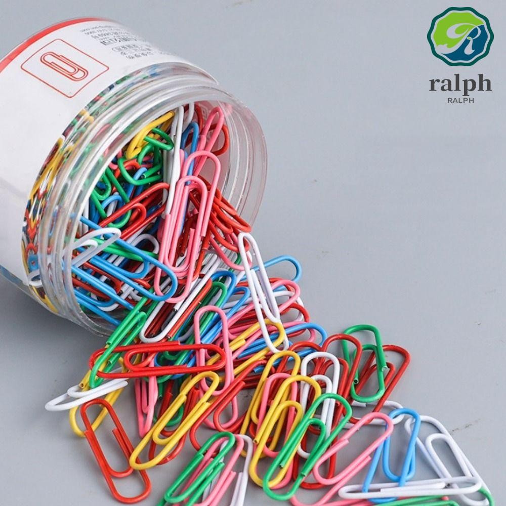 Ralph 50PCS คลิปหนีบกระดาษโลหะ, สี Binding Bookmark คลิป, คลิปหยิก ...