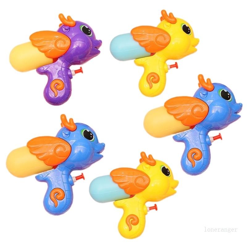Lanner 5 ชิ้นการ์ตูน Water Shooter ฤดูร้อนคู่มือของเล่นกลางแจ้ง Burst Watergun Seasides กลางแจ้ง ...