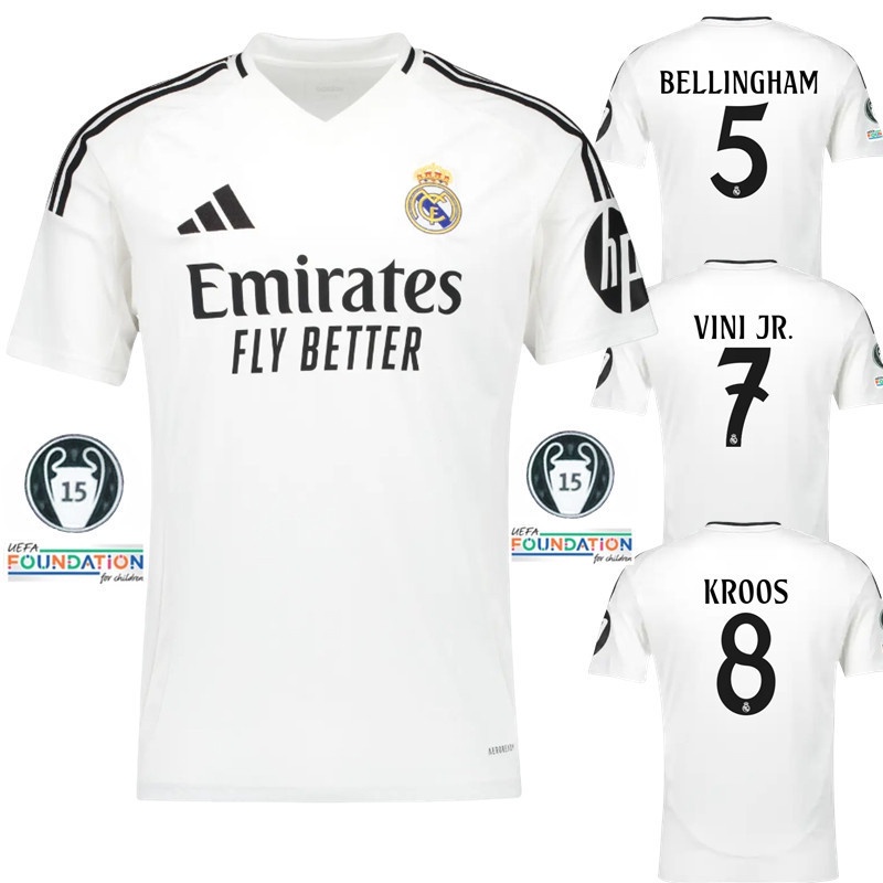 24/25 เสื้อฟุตบอลเรอัลมาดริดสําหรับผู้ชาย 2024/25 คุณภาพสูงxzlai ...