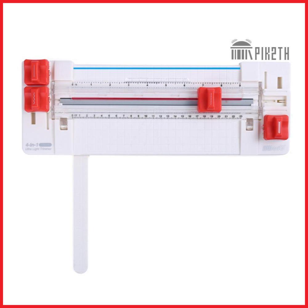 KW-trio 4in1 Paper Cutter with Auxiliary Rulers - Ideal for Straight ...