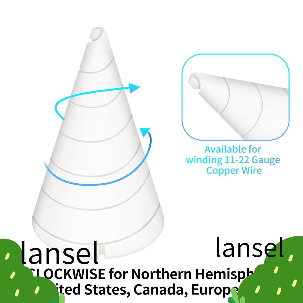 Lansel Fibonacci จิ๊กขดลวดขดลวดไฟฟ้า แบบเกลียว สีขาว สําหรับปลูกพืช และ ...