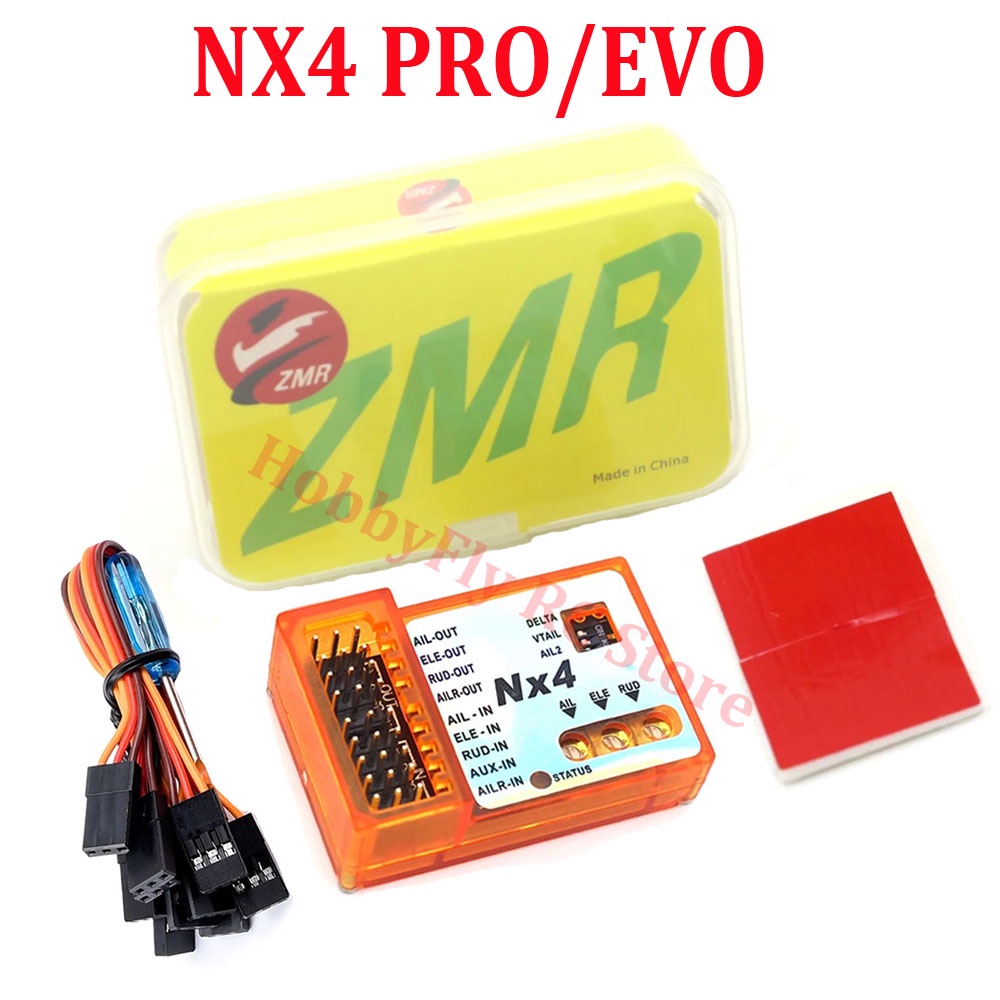 Zmr NX4 PRO EVO ตัวควบคุมการบิน 3D สมดุลไจโรสโคป สําหรับเครื่องบินปีกคงที่ รองรับอัตราการเต้นของ ...