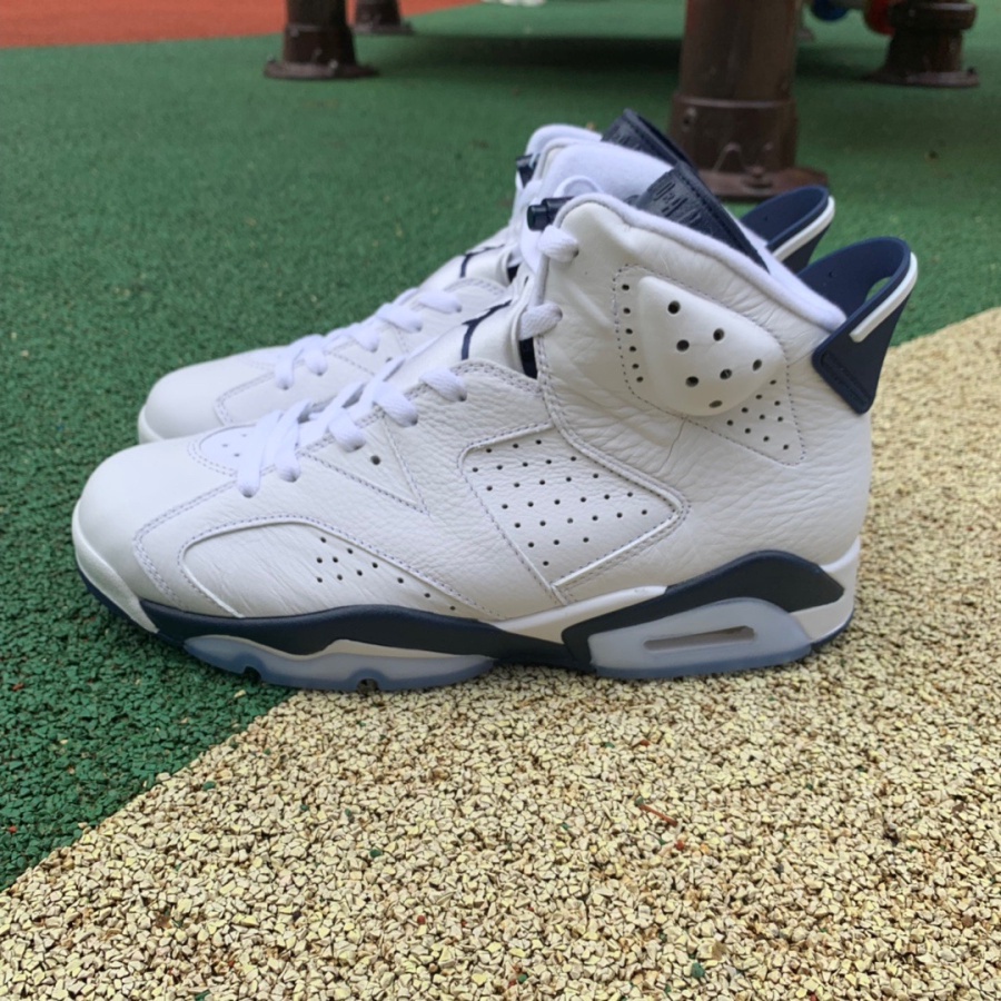 ♞NIKE 2023 Ready stock Air Jordan 6 Retro Midnight Navy Men's ...