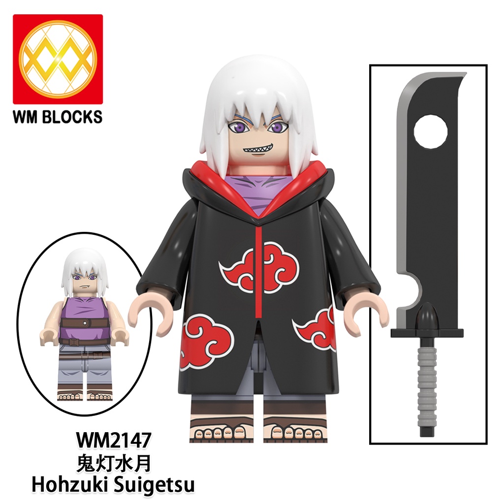 ของเล่นตัวต่อฟิกเกอร์ Akatsuki Naruto Blocks Pain Kaguya Kimimaro ...