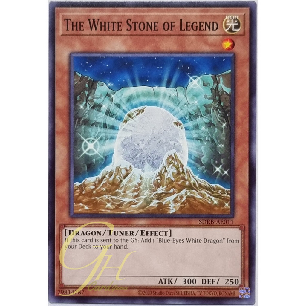 Yugioh [SDRB-AE011] The White Stone of Legend (Common) | Shopee Thailand