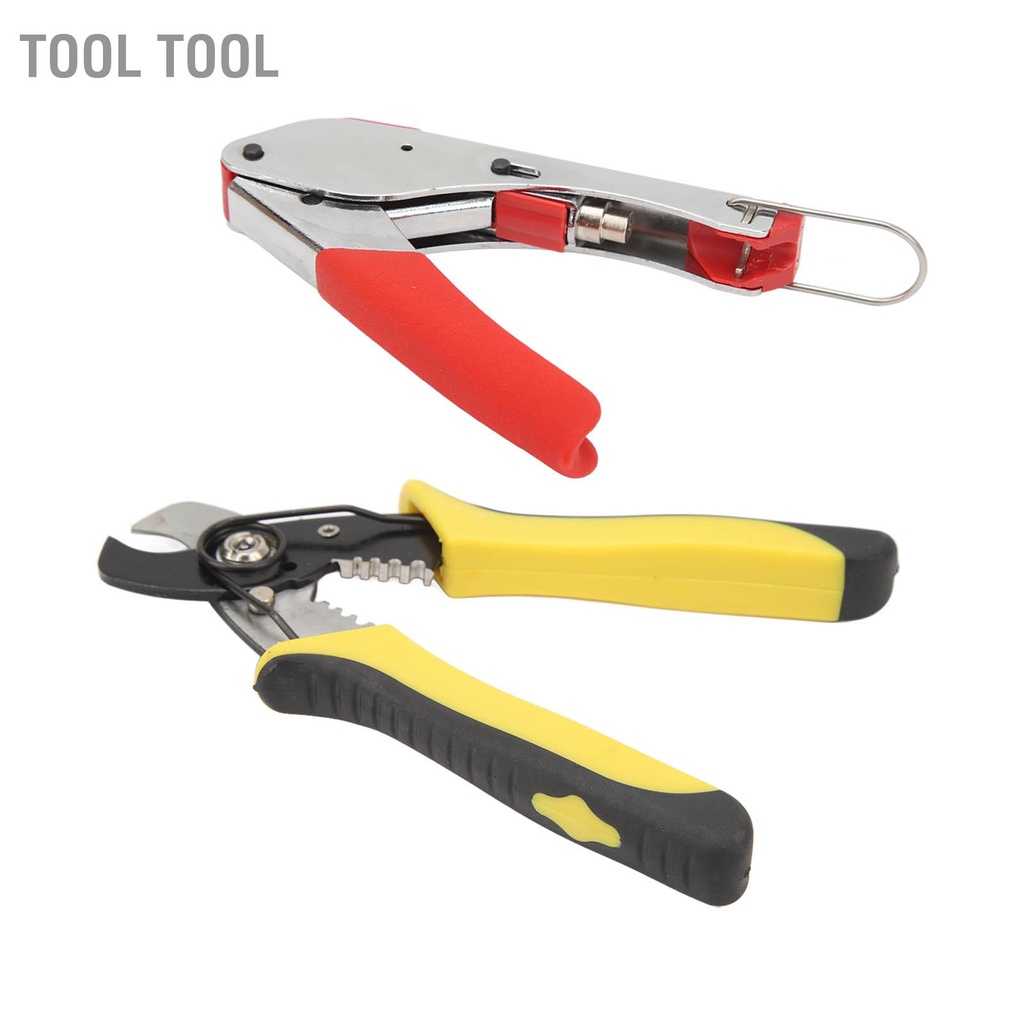 Tool RG59 RG6 COAX CABLE Crimper ชุดเครื่องมือ COAXIAL ชุดสายไฟไขควงชุด ...