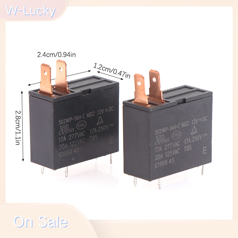 W-lucky รีเลย์ 12V 302WP-1AH-C M02 12VDC 4Pins สําหรับเตาอบไมโครเวฟ 2 ...