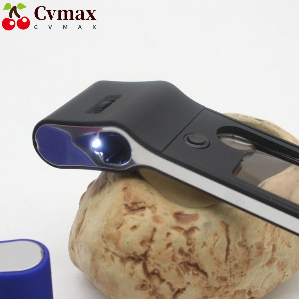 Cvmax แว่นขยาย แบบพกพา UV 4 ไฟ Led มัลติฟังก์ชั่น 55X | Shopee Thailand